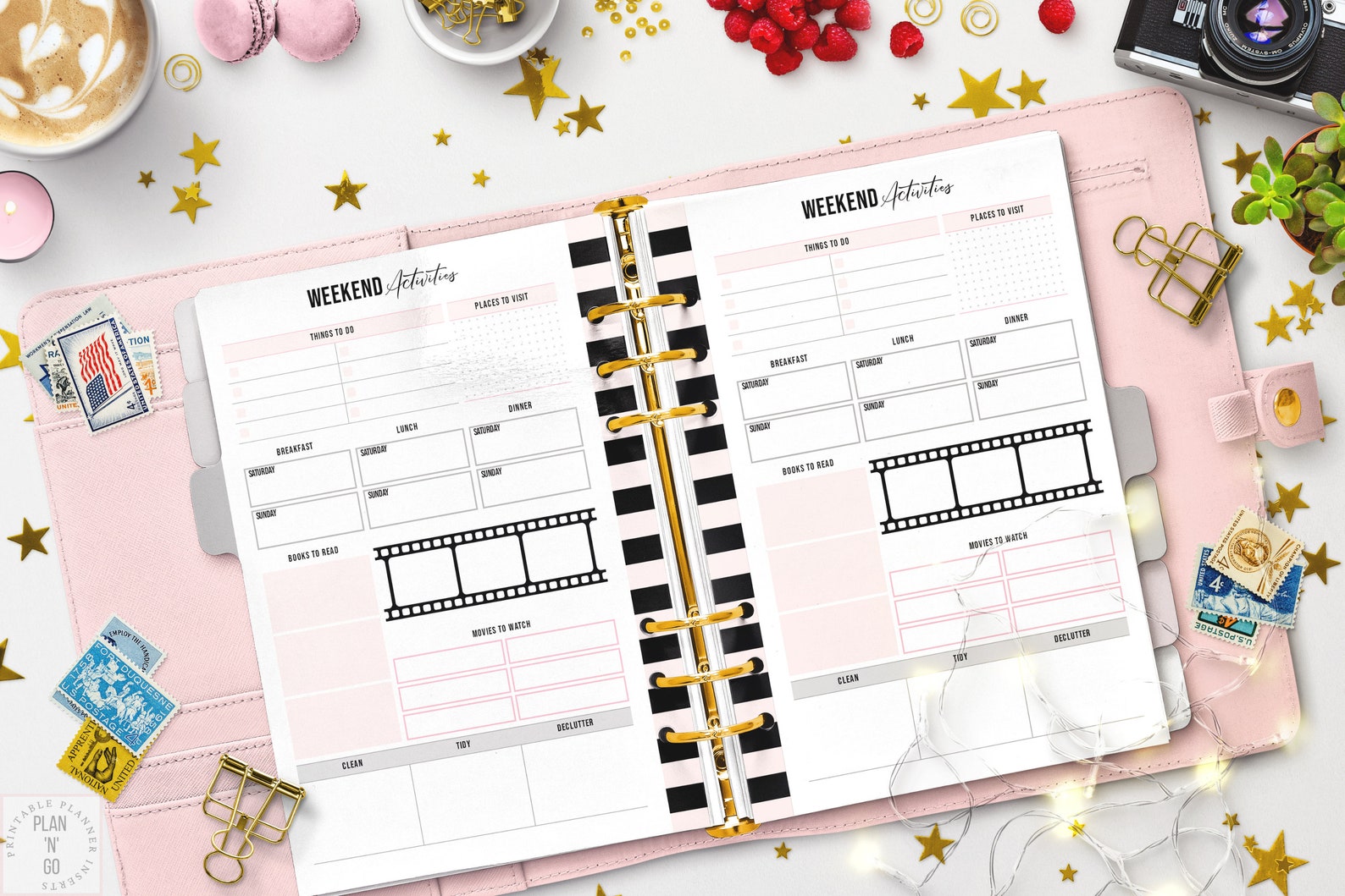 Weekend Planner Printable, Weekend Activities, To-do List, Weekend ...