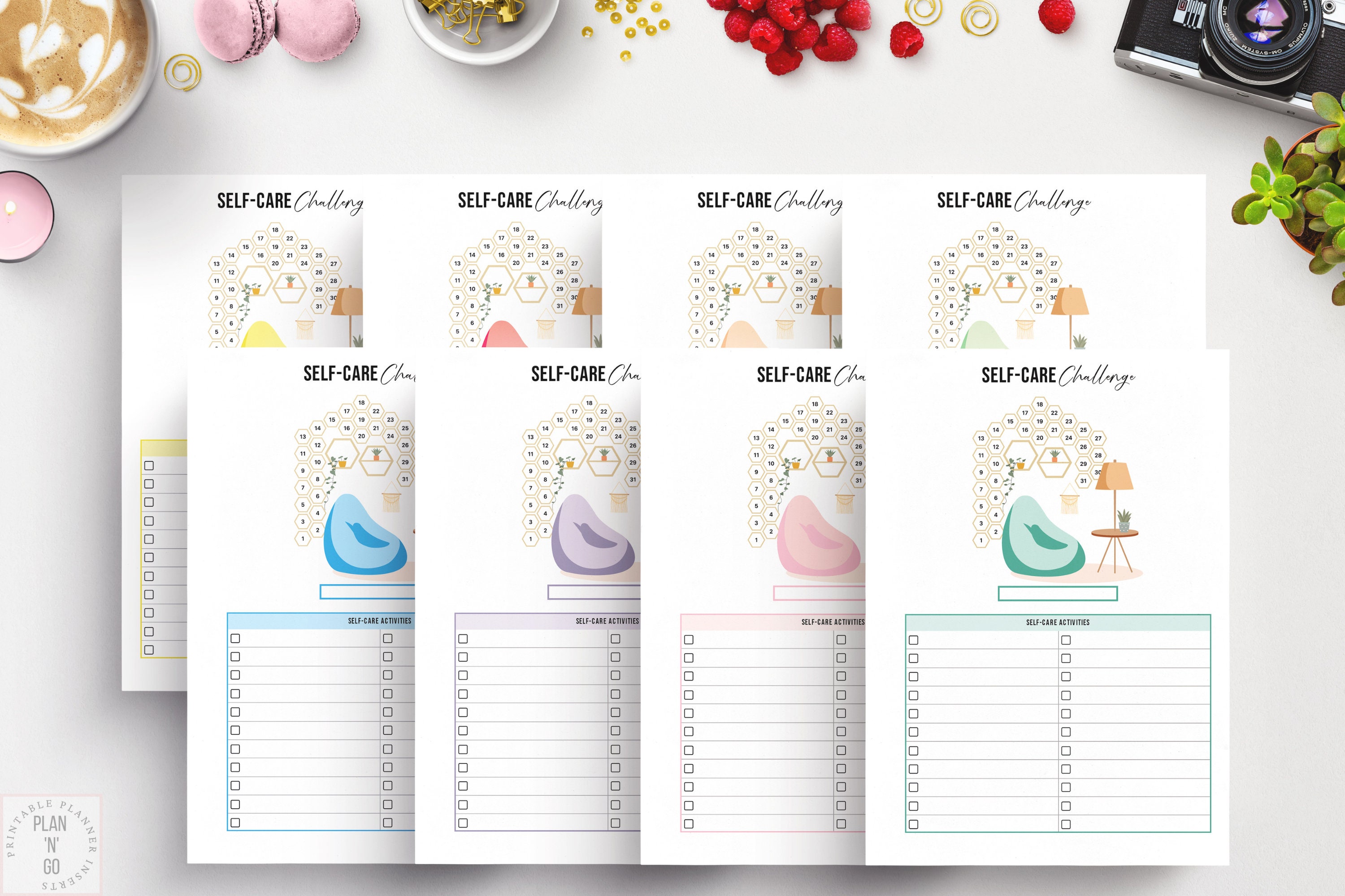 Self Care Journal, Printable Self Care Challenge, Mindfulness Journal ...