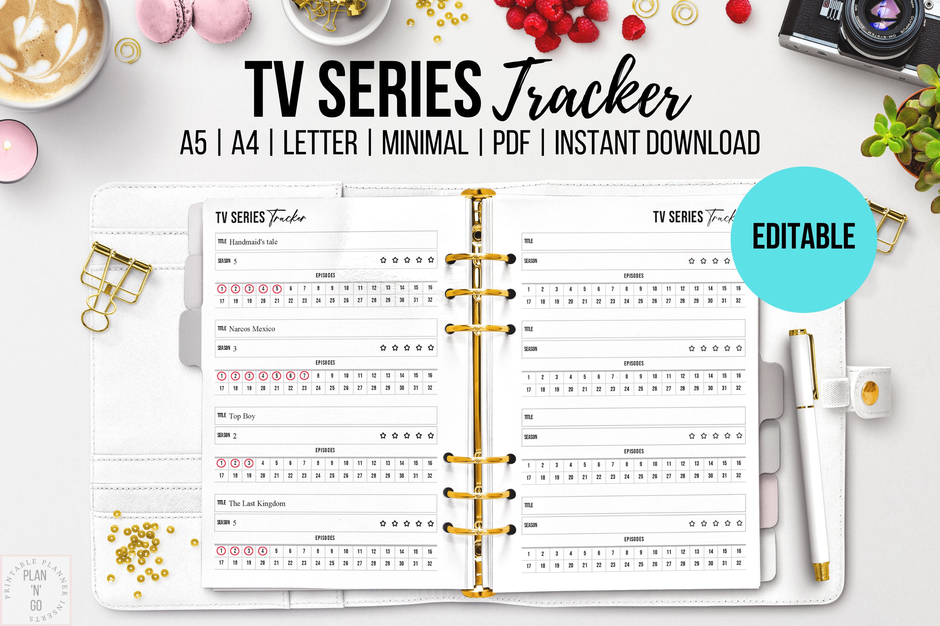 Editable TV Series Tracker Printable TV Show TV Series - Etsy UK