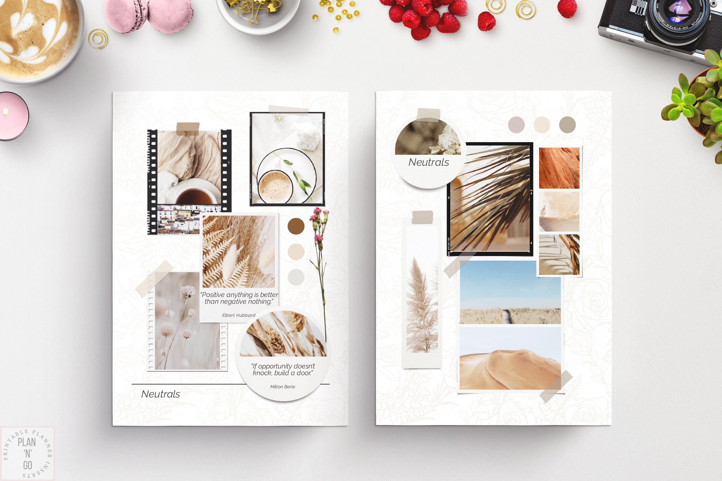 Mood Board Printable, Vision Board, Mood Dashboard Template, Planner ...