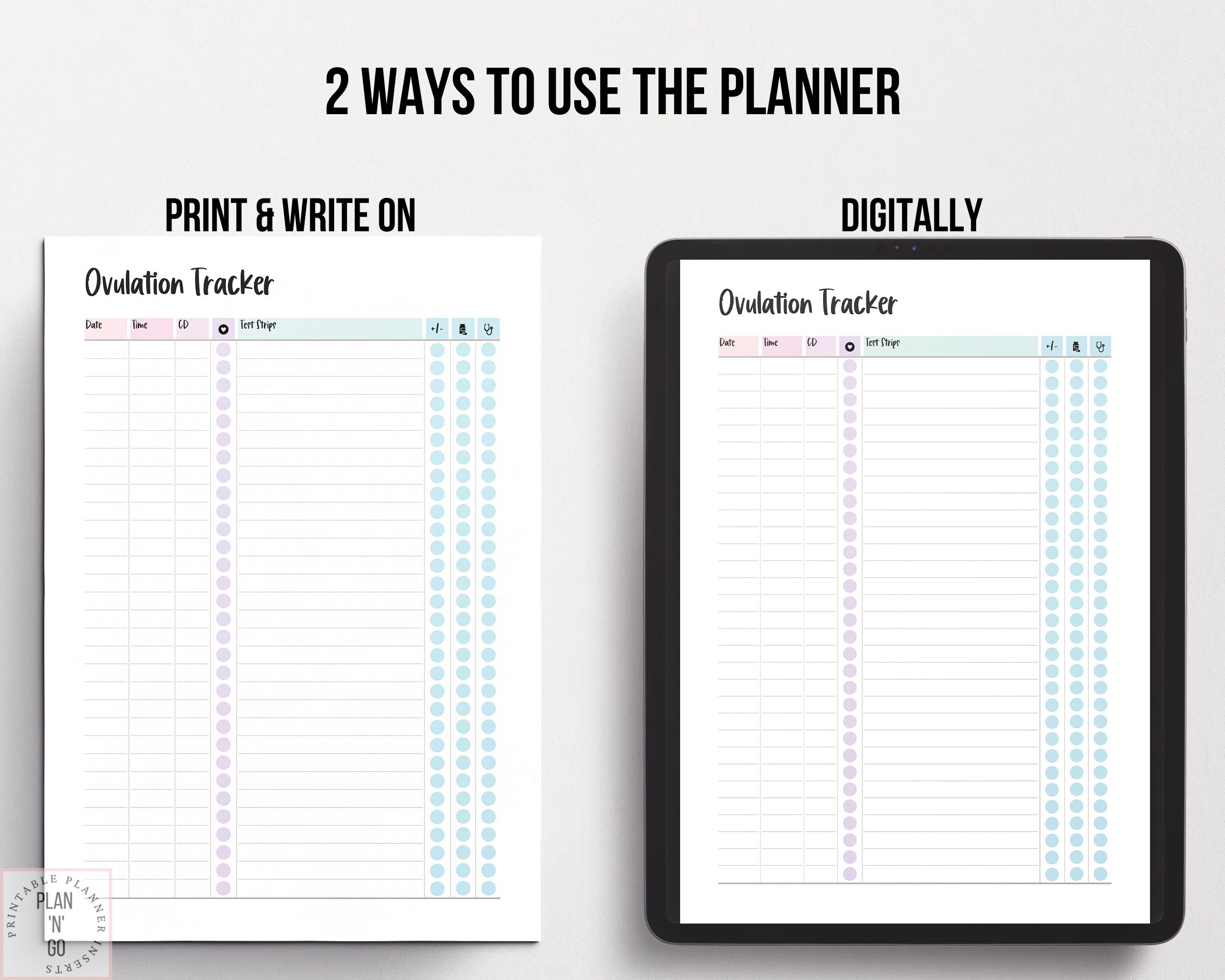 Ovulation Tracker Printable Ovulation Strip Tracker Trying To