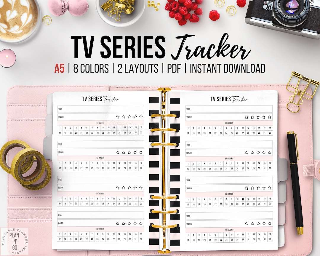 TV-Serien-Tracker, druckbares Serien-Journal, TV-Programmliste, Serien ...