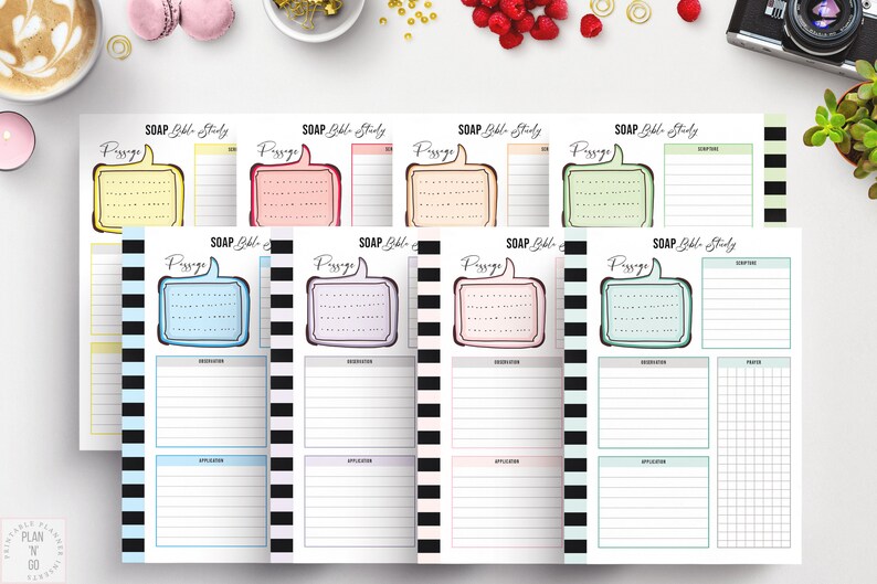 SOAP Bible Study Printable, Prayer Journal, Bible Reading, Bible Study ...