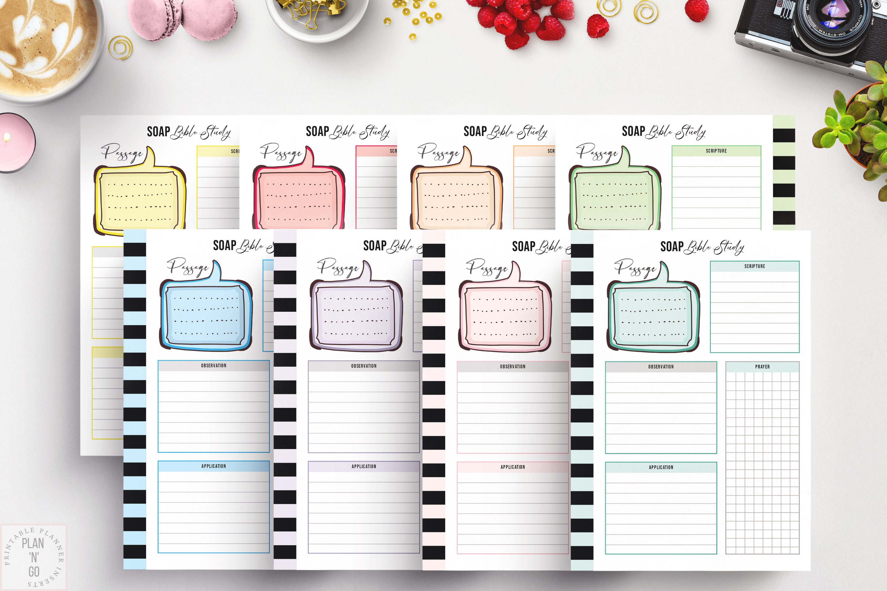 SOAP Bible Study Printable, Prayer Journal, Bible Reading, Bible Study ...