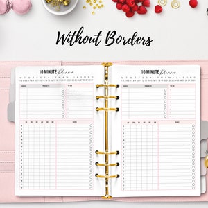 10 Minute Planner, Printable Time Management, Pomodoro Tracker, Study ...