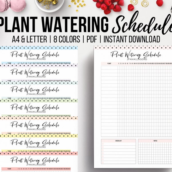 Printable Plant Log - Etsy