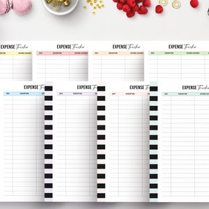 Expense Tracker Printable, Classic Happy Planner, Income Tracker ...