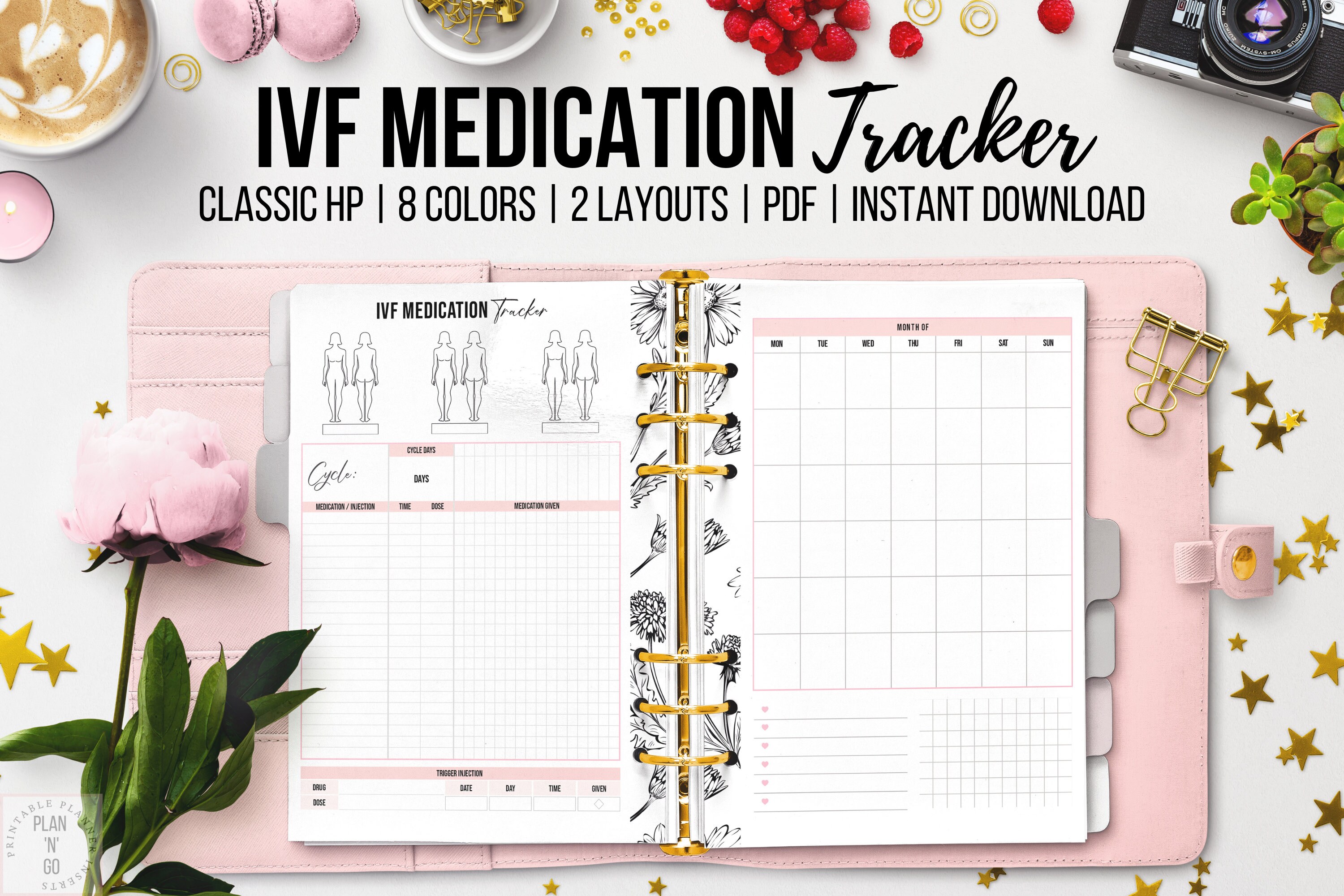 IVF Medication Tracker Printable Medication Log Trying to - Etsy