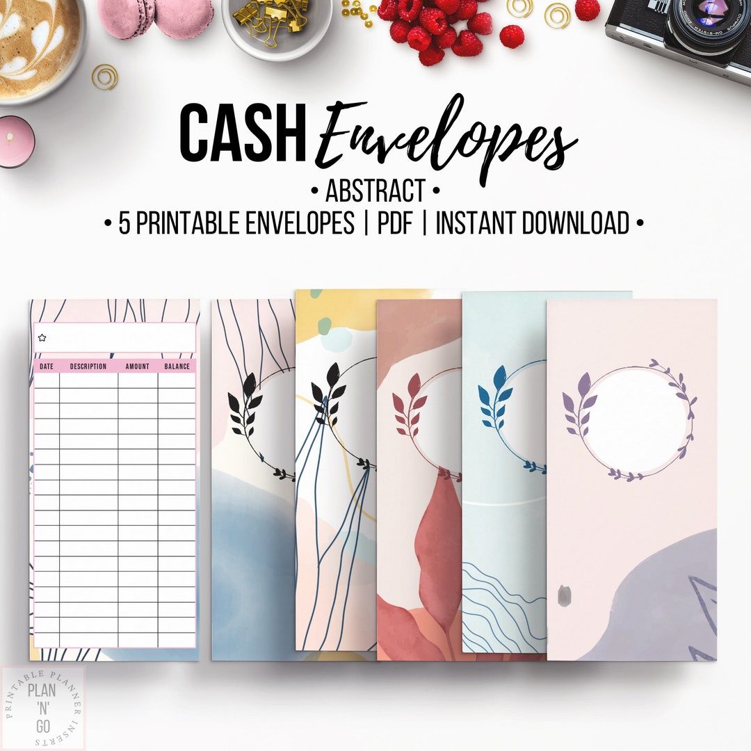Cash Envelope Printable, Expense Tracker, Monthly Budget, Dave Ramsey ...