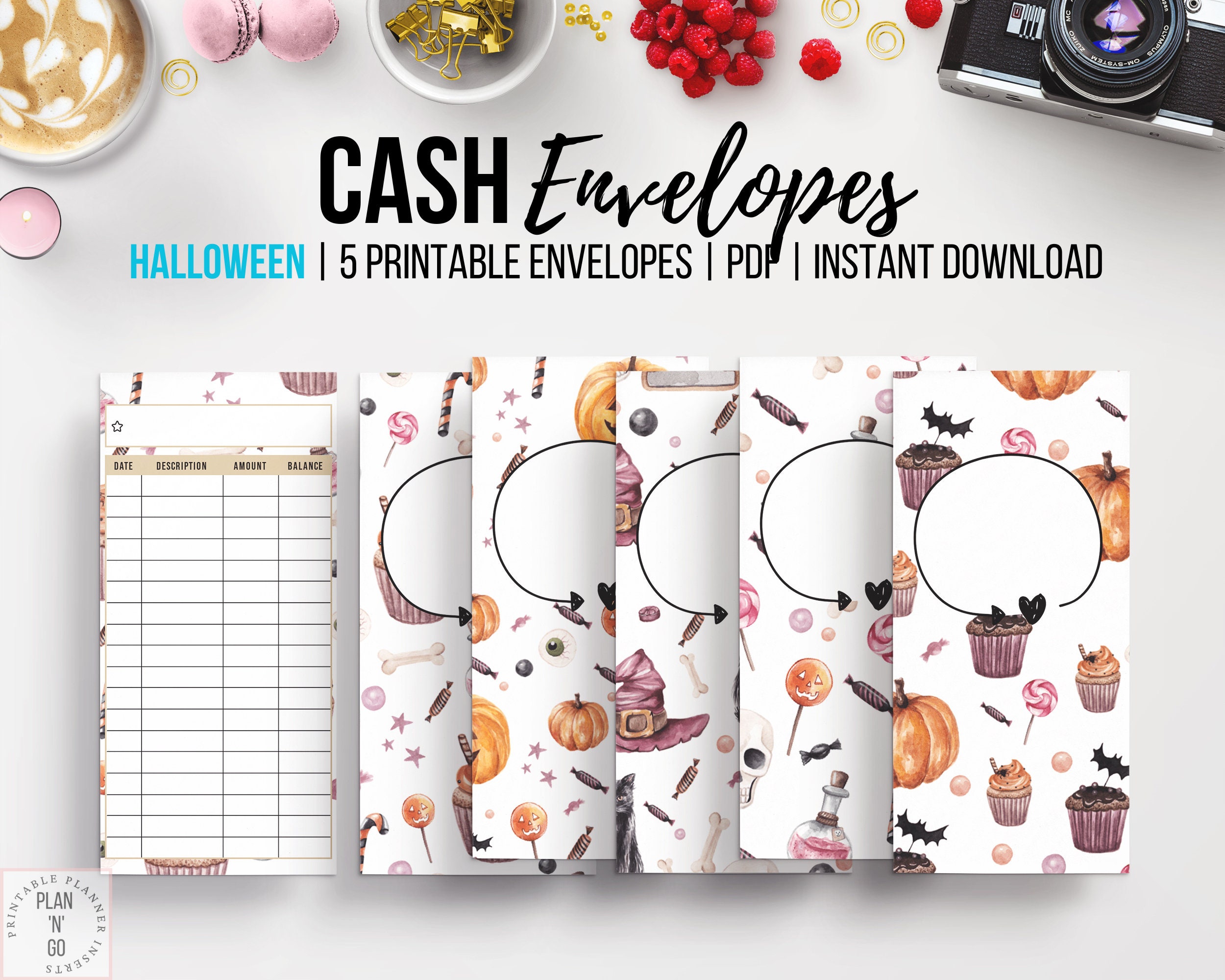 Cash Envelopes Printable, Money Savings Challenge, Expense Tracker ...