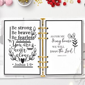 Faith Cover Printable, Half Letter Dashboard, Christian Planner Cover ...