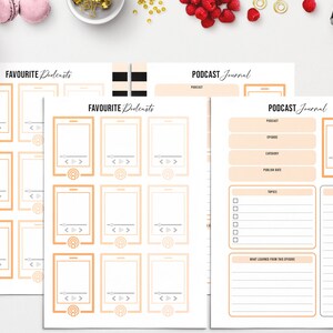 Podcast Planner, Printable Podcast Template, Content Planner, Podcast ...