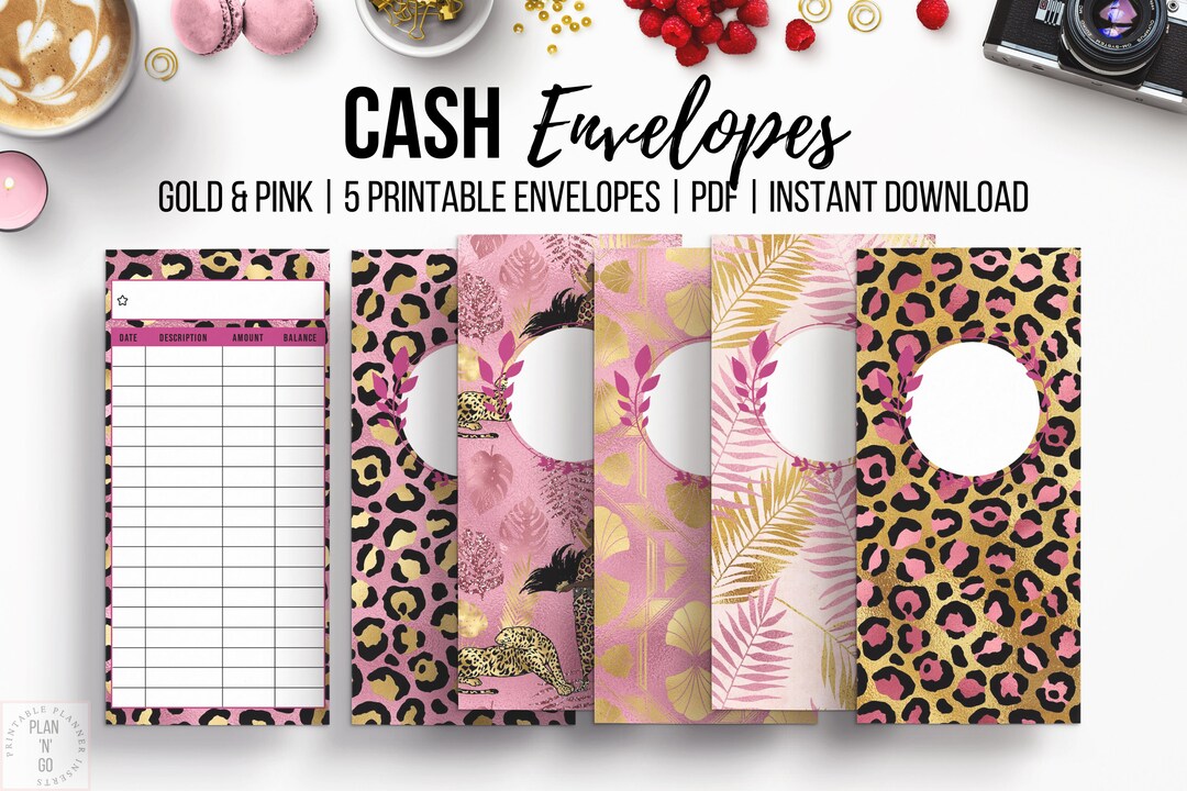 Printable Cash Envelope Money Envelope Tracker Personal - Etsy