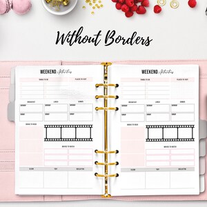 Weekend Planner Printable, Weekend Activities, To-do List, Weekend ...