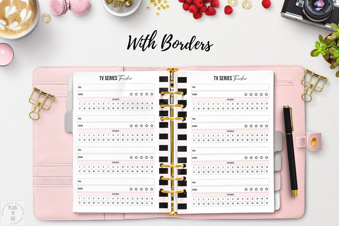 TV Series Tracker, Printable Series Journal, TV Program List, Series to ...
