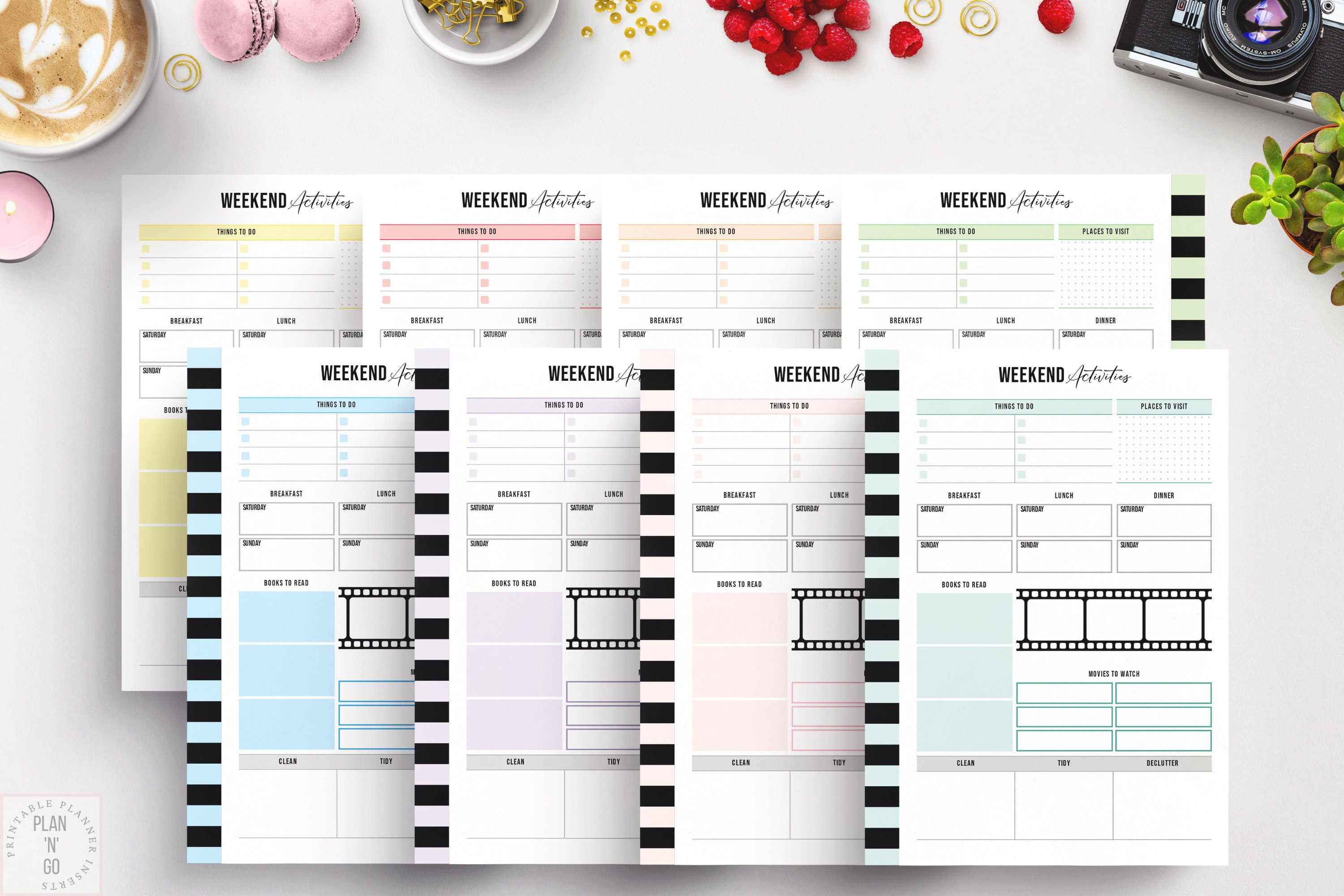 Weekend Planner Printable, Weekend Activities, To-do List, Weekend ...