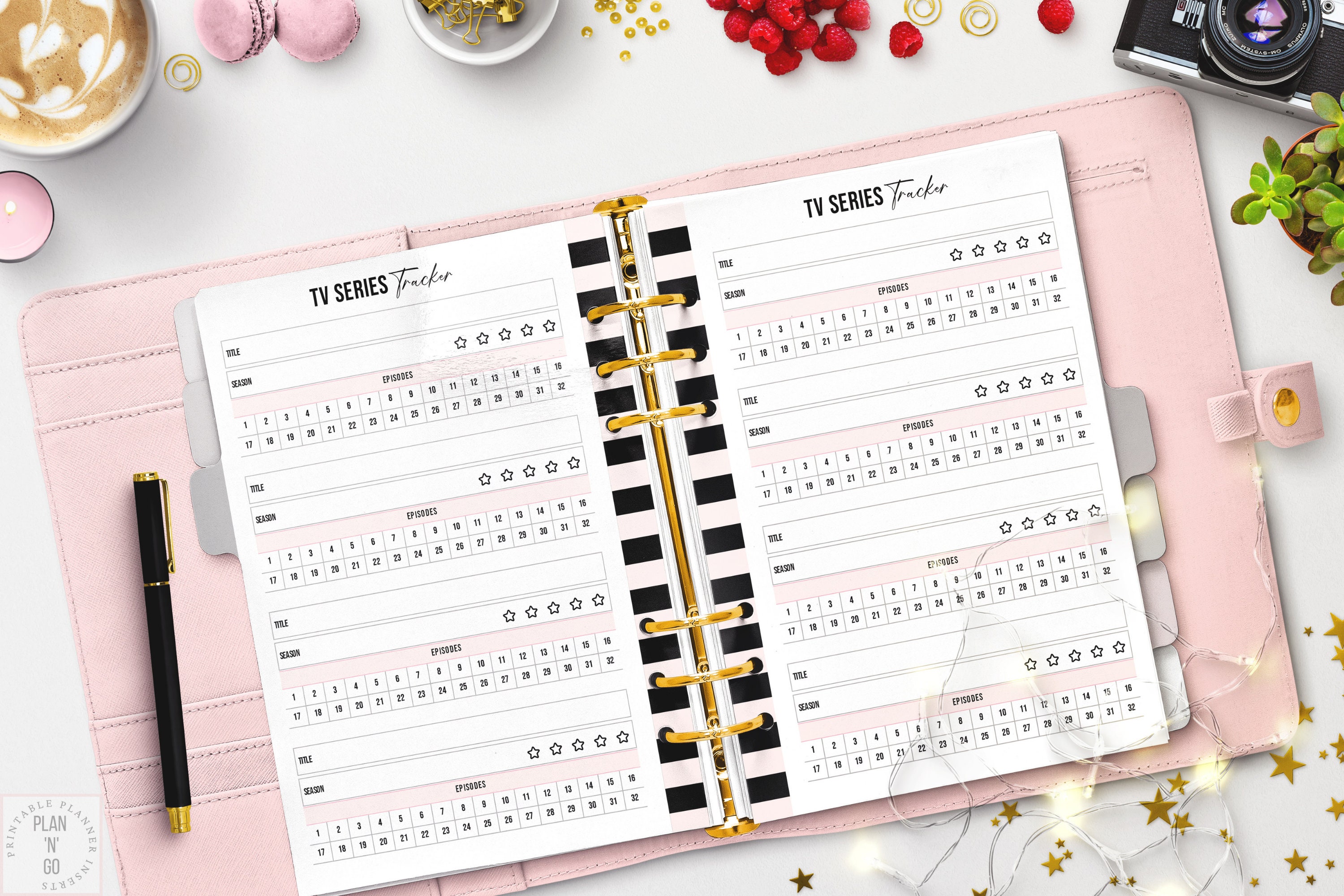 TV Series Tracker, Printable Series Journal, TV Program List, Series to ...