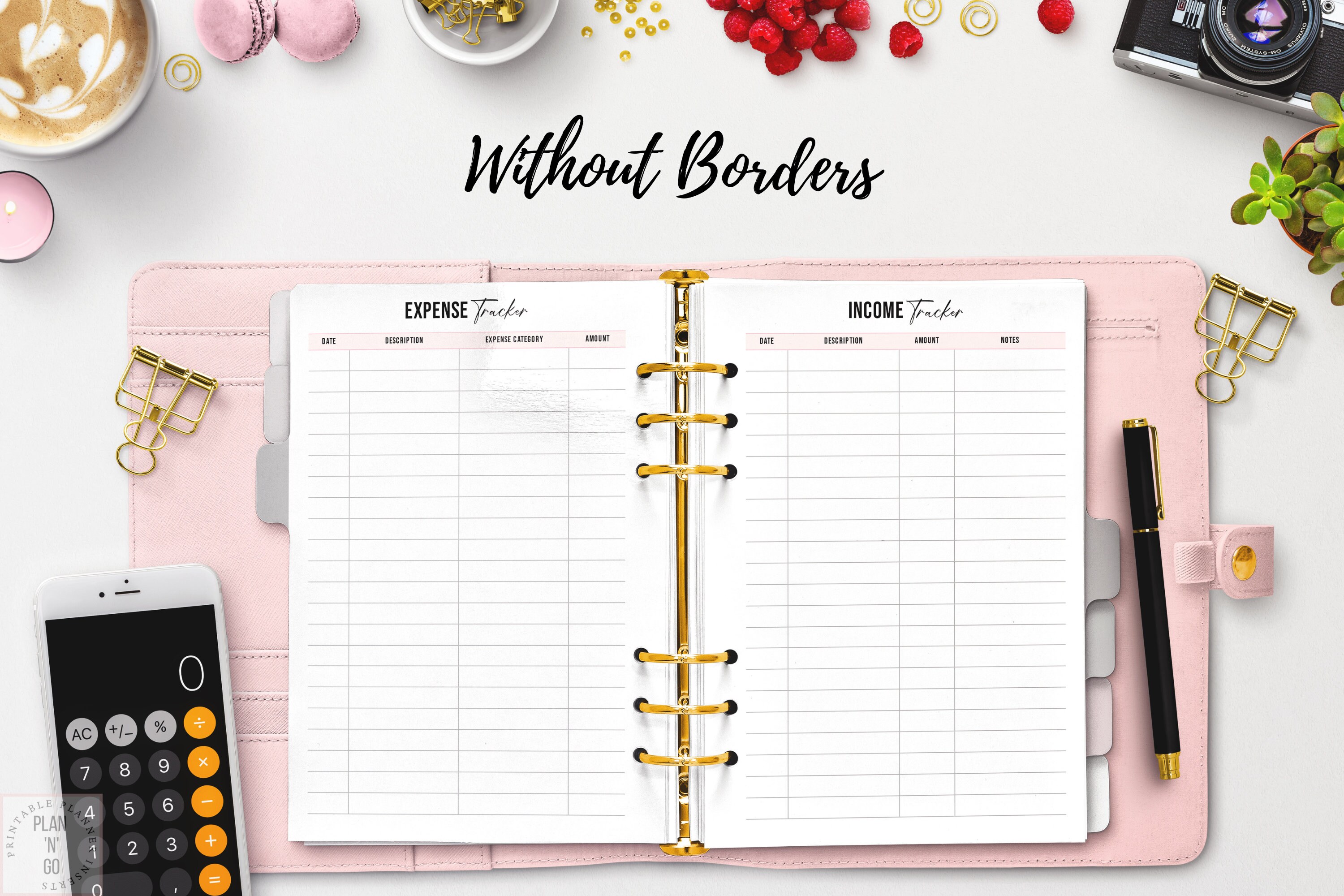 Expense Tracker Printable, Income Tracker, Spending Log, Money ...