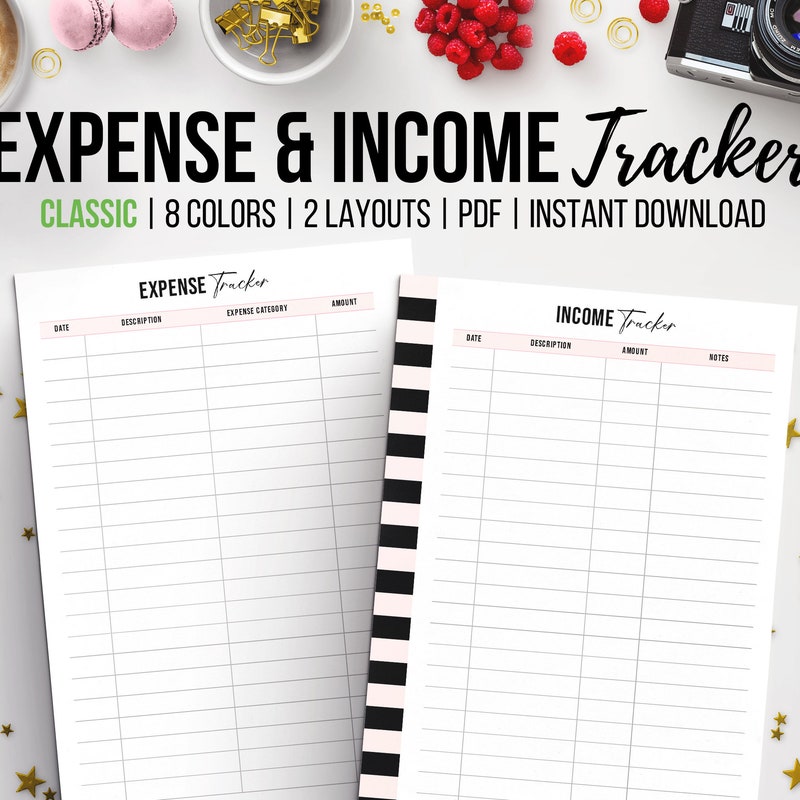 Income Tracker Printable - Etsy