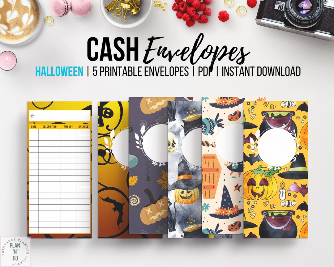 Cash Envelope Printable, Expense Tracker, Money Savings Challenge, Set ...