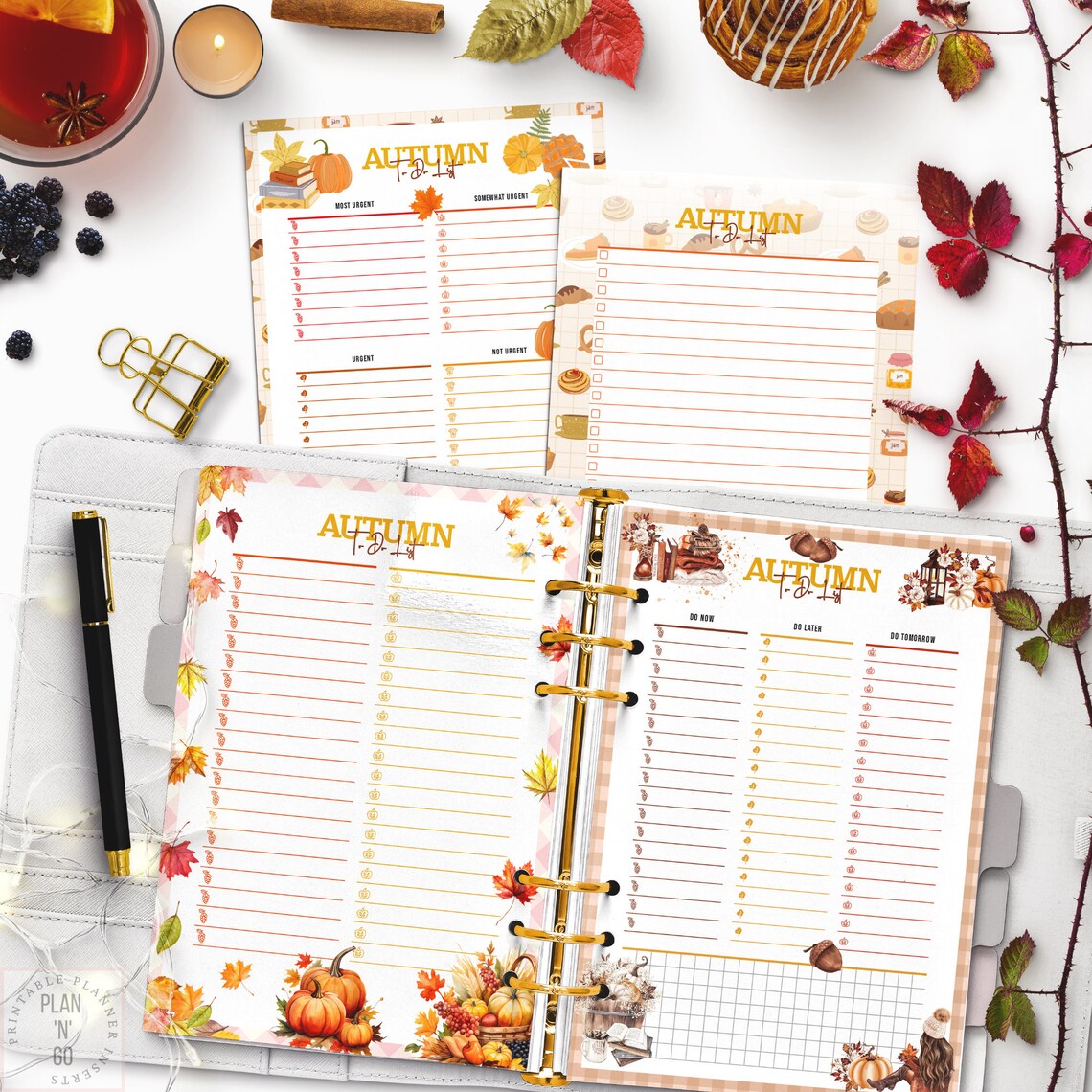 To Do List Printable, Brain Dump Template, Fall Journal, Autumn to Do ...