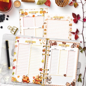 To Do List Printable, Brain Dump Template, Fall Journal, Autumn to Do ...