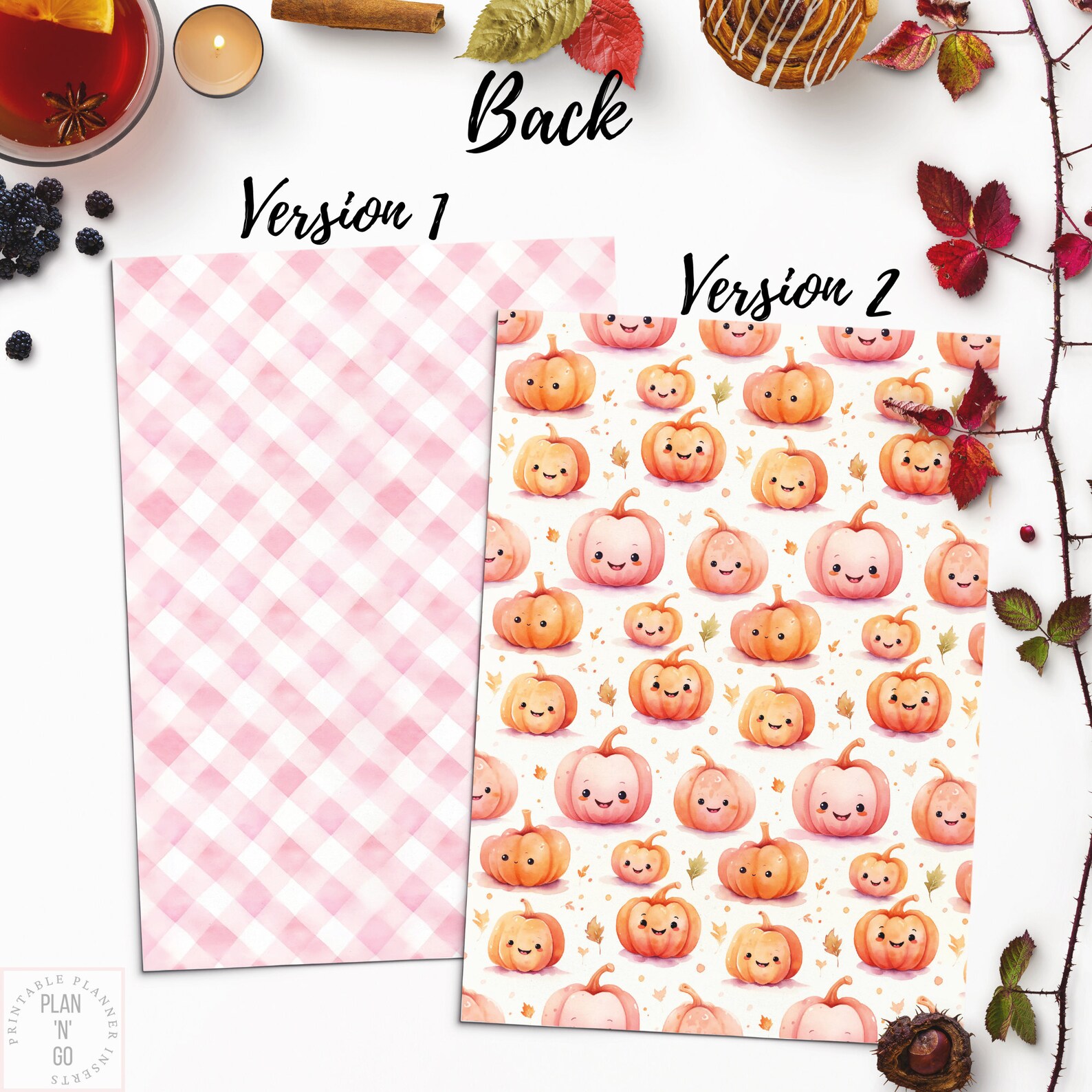 Fall Dashboard, Printable Autumn Planner, Fall Journal, Pumpkin Spice ...