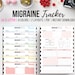 Migraine Tracker Printable, Headache Log, Headache Diary, Migraine ...