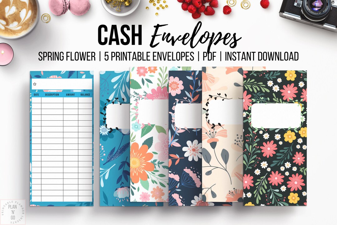 Printable Cash Envelopes Money Envelope Envelope Template - Etsy