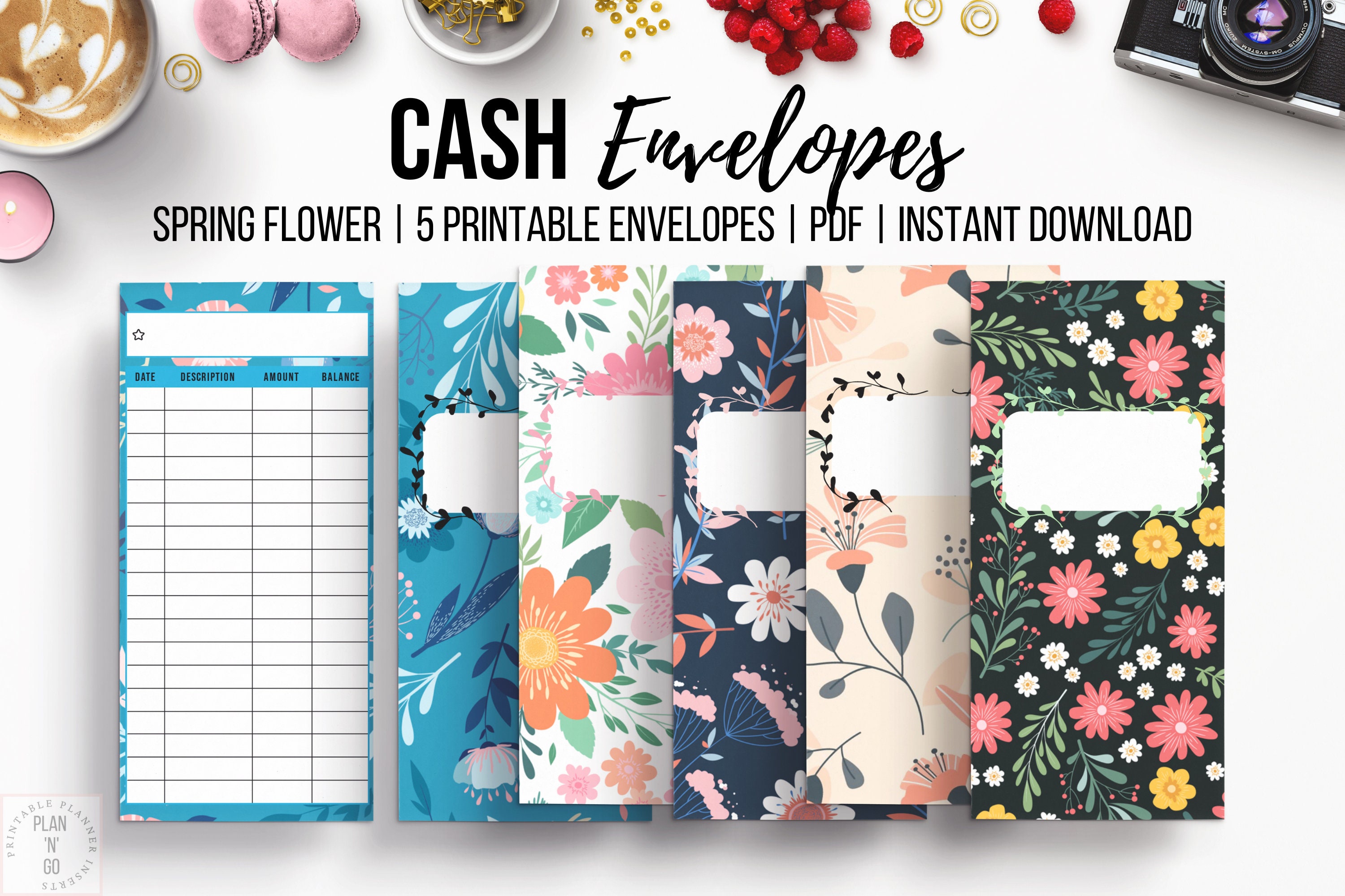 Printable Cash Envelopes Money Envelope Envelope Template - Etsy