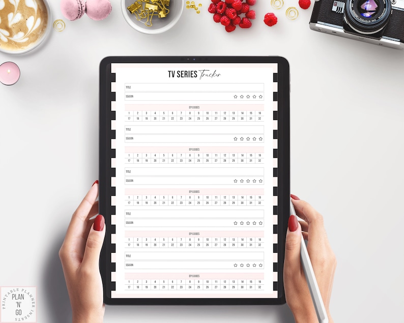 Episode Tracker Printable, A4, Letter, Television Journal, TV Show ...