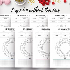 Pet Medication Tracker, Printable Pet Medicine Chart, Pet Planner ...