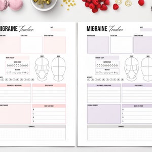 Migraine Tracker Printable Headache Log Headache Diary - Etsy