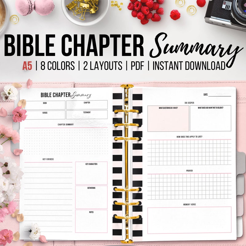 Bible Study Planner Printable - Etsy