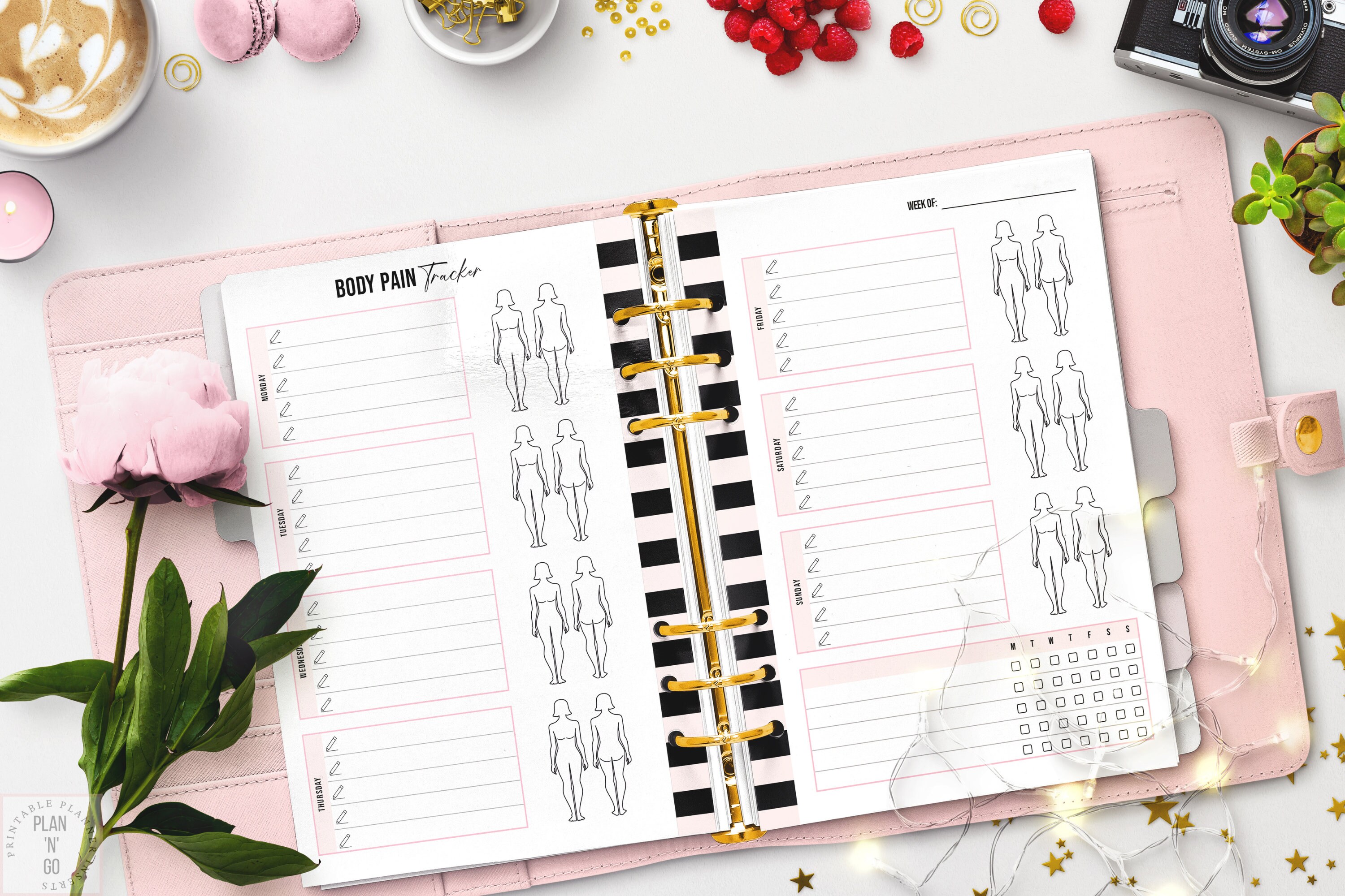 Chronic Illness Journal Printable Symptom Tracker Daily Pain - Etsy