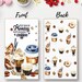 Coffee Dashboard, Printable Coffee Planner Cover, Personal Size Planner ...