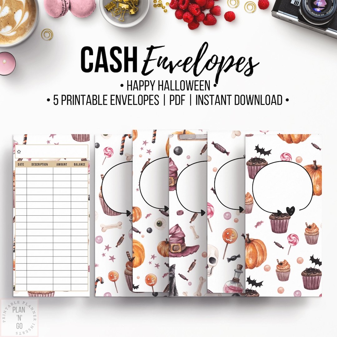 Cash Envelopes Printable, Money Savings Challenge, Expense Tracker ...