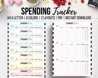 Printable Expense Log - Etsy