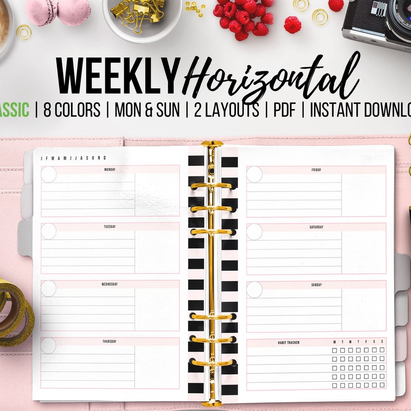 Weekly Planner - Etsy