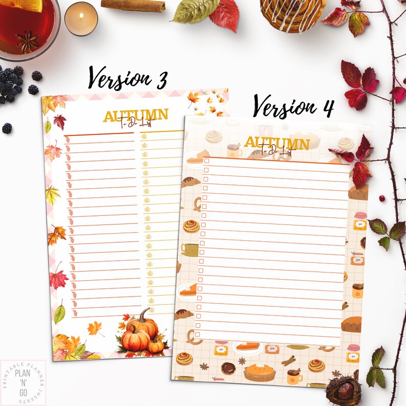 To Do List Printable, Brain Dump Template, Fall Journal, Autumn to Do ...