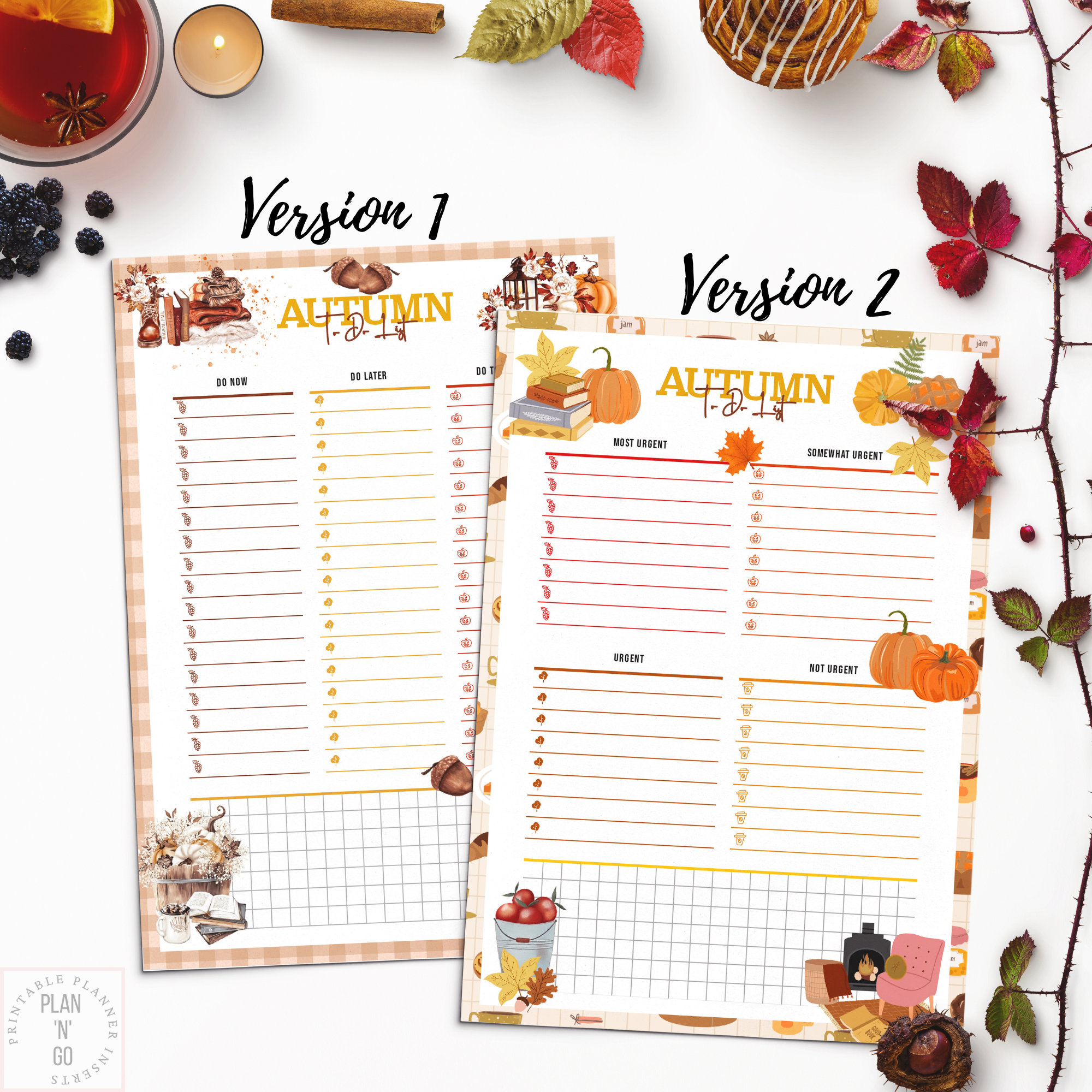 To Do List Printable, Brain Dump Template, Fall Journal, Autumn to Do ...