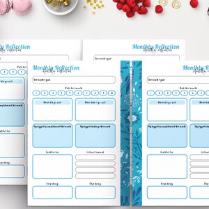 Reflection Journal, Printable Monthly Reflection, Month in Review ...