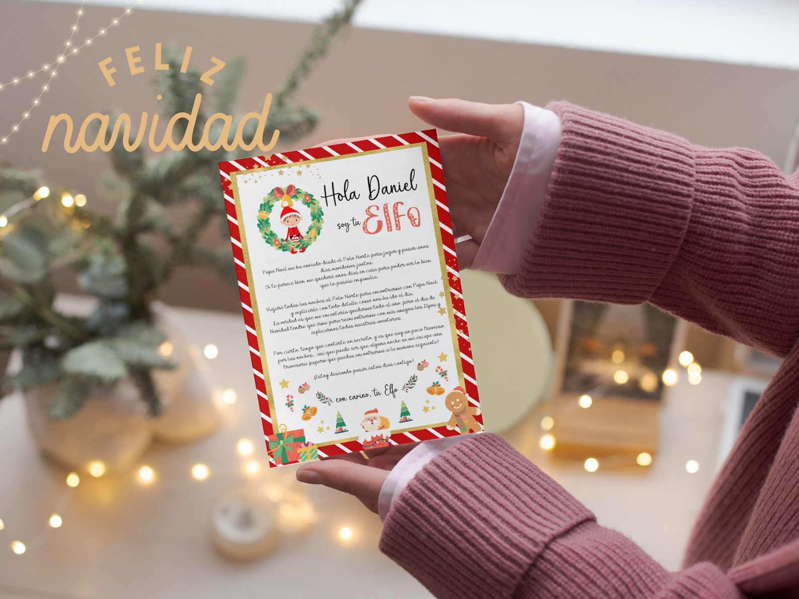 Carta de Elfo Editable Español, First Time Elf Arrival Letter, Elf ...