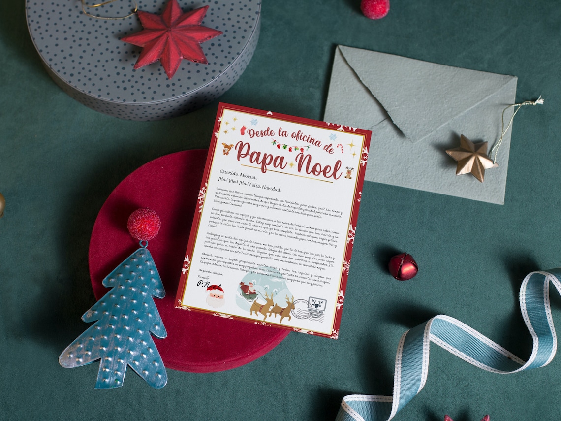 EDITABLE Official Letter From Santa, Instant Download, Personalized ...