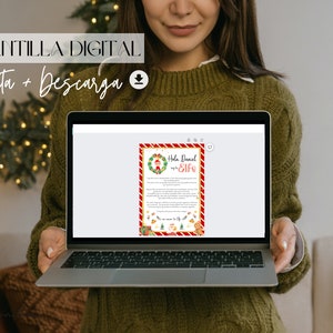 Editable Spanish Elf Letter, First Time Elf Arrival Letter, Elf Santa ...