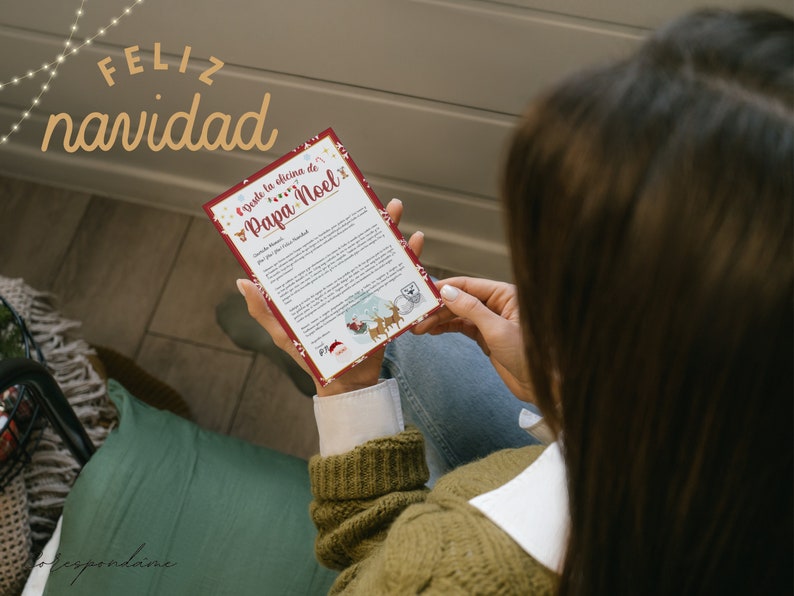 EDITABLE Official Letter to Santa and Official Nice List Certificate ...