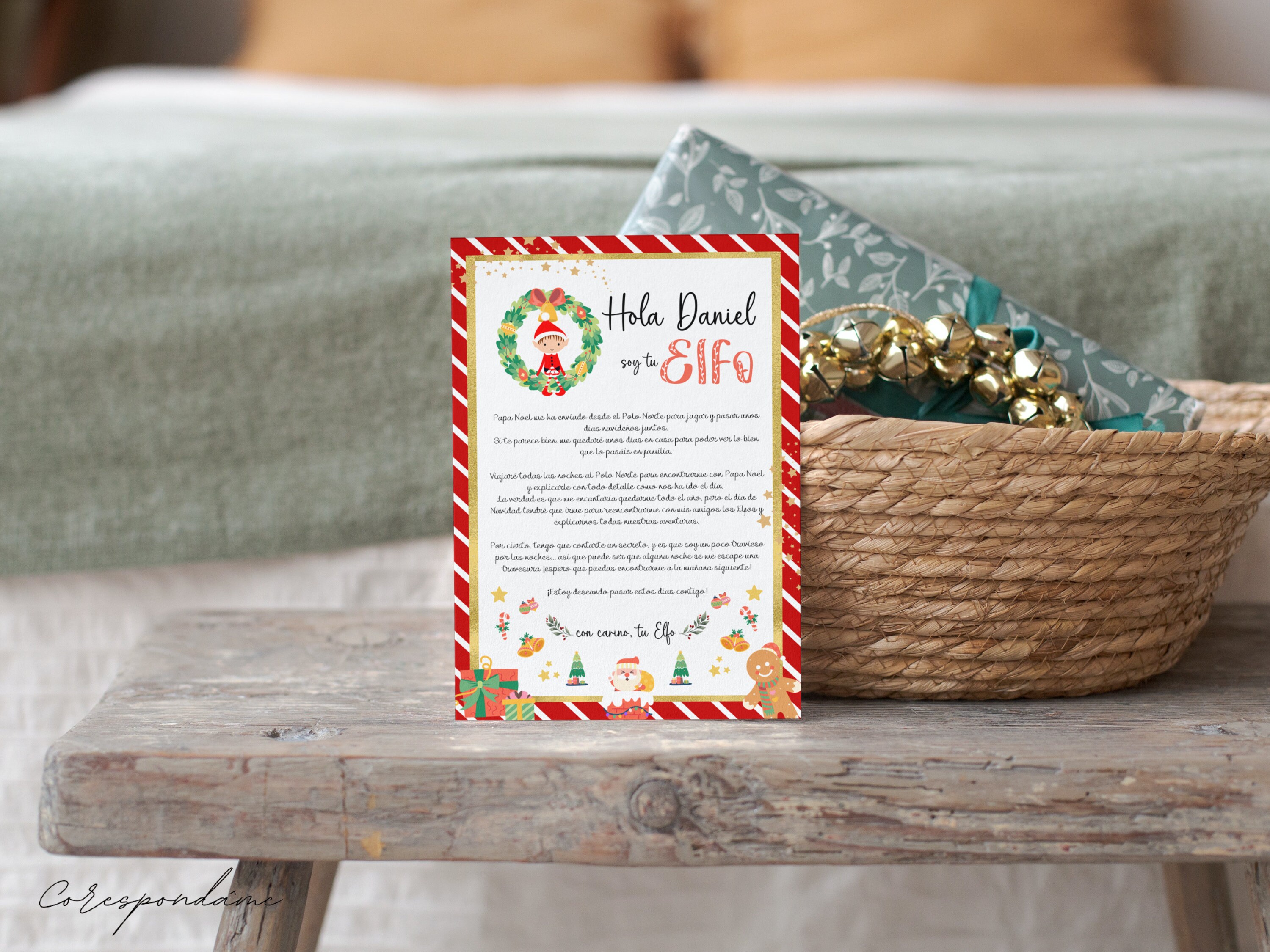 Editable Spanish Elf Letter, First Time Elf Arrival Letter, Elf Santa ...