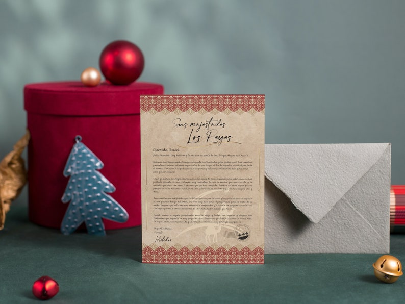 EDITABLE Official Three Kings Letter, Instant Download, Personalized ...