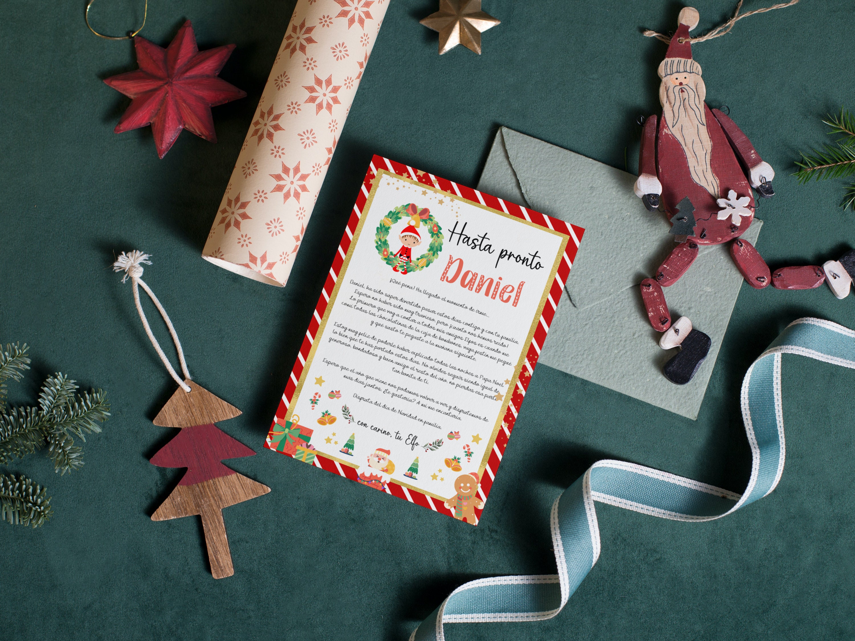 Editable Elf Letter, Elf Goodbye Letter, Naughty Elf, Spanish Elf ...