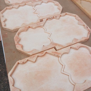 Arabesque Cement Tile Mold, Concrete Mold, DIY Concrete Molds - Etsy